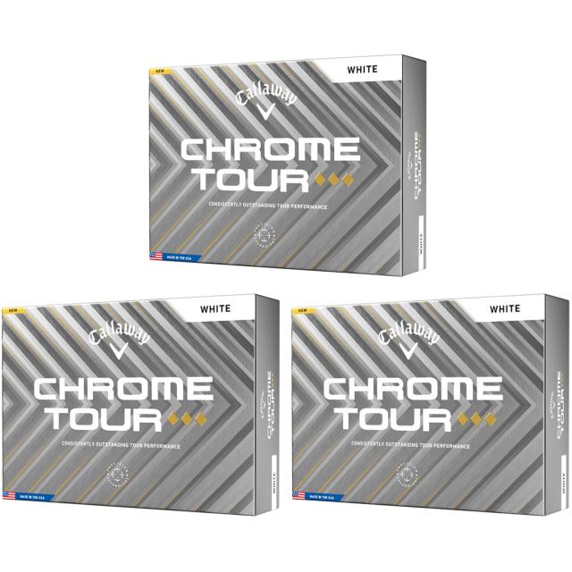 キャロウェイゴルフ　CHROME TOUR　CHROME TOUR TD ボール 3ダースセット