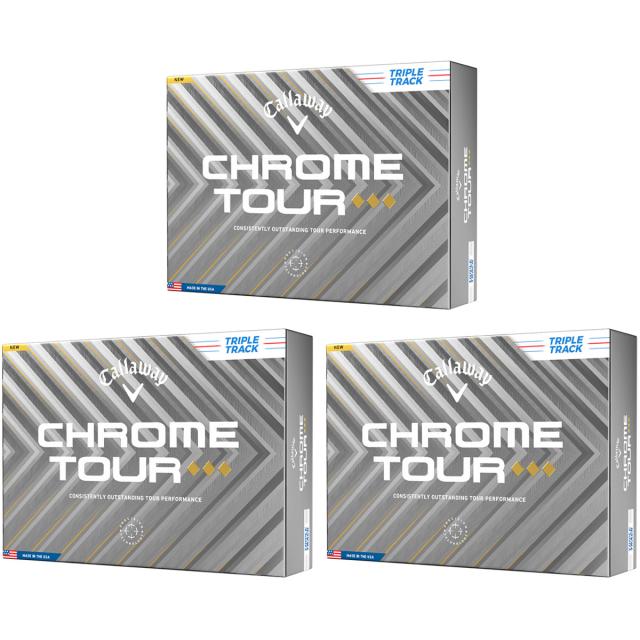 キャロウェイゴルフ　CHROME TOUR　CHROME TOUR TD TRIPLE TRACK ボール 3ダースセット