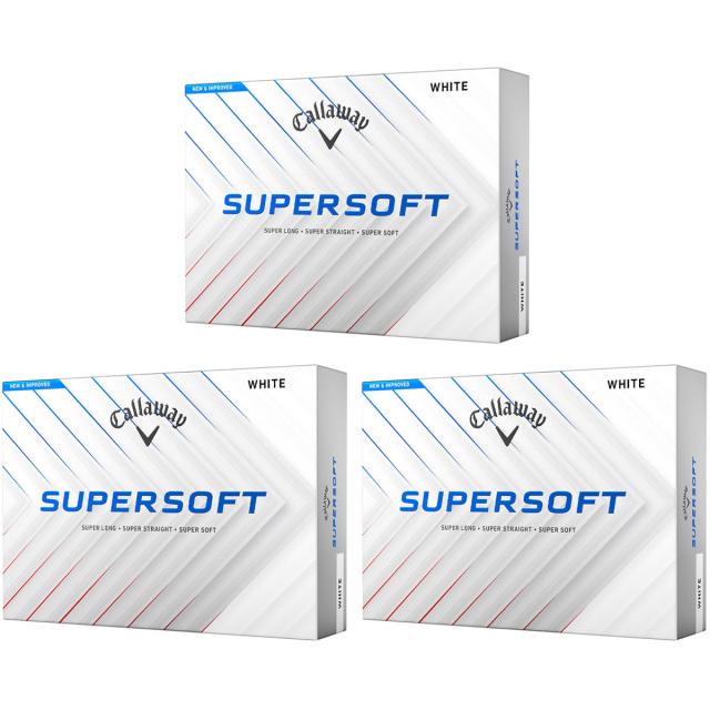 キャロウェイゴルフ　SUPERSOFT　SUPERSOFT ボール 3ダースセット