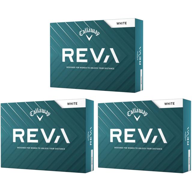 キャロウェイゴルフ　REVA　REVA ボール 3ダースセット