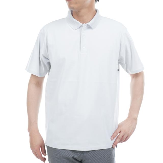 アンパスィ　and per se & GOLF　ストレッチ レイシャットピケ半袖ポロシャツ
