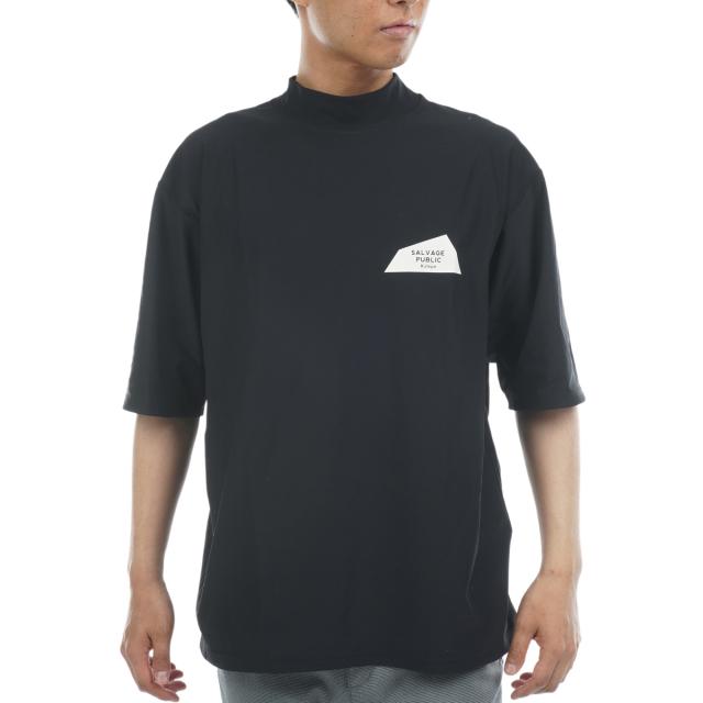 サルベージ パブリック コレパ　SALVAGE PUBLIC Kolepa　ストレッチ サーフモックネック5分袖シャツ