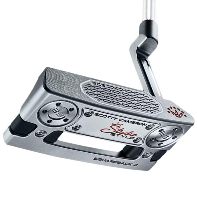 スコッティキャメロン　SCOTTY CAMERON　スタジオスタイル スクエアバック 2 中尺 パター　シャフト：オリジナルスチール