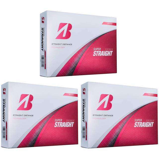 ブリヂストン　SUPER STRAIGHT　スーパーストレート ボール 3ダースセット