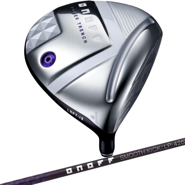 オノフ　LADY　オノフ レディ ドライバー SMOOTH KICK LP-425D パープル　シャフト：SMOOTH KICK LP-425D パープル　レディス