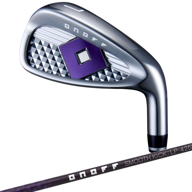 オノフ　LADY　オノフ レディ アイアン(4本セット) SMOOTH KICK LP-425I パープル　シャフト：SMOOTH KICK LP-425I パープル　レディス
