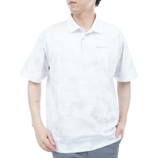 ブリーフィング　BRIEFING　カモ ジャカード RF 半袖ポロシャツ