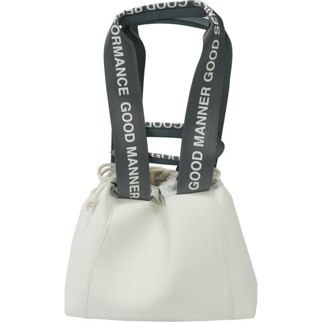 ユナイテッドアローズ　UNITED ARROWS GOLF　ロゴテープ 2WAYラウンドトートバッグ