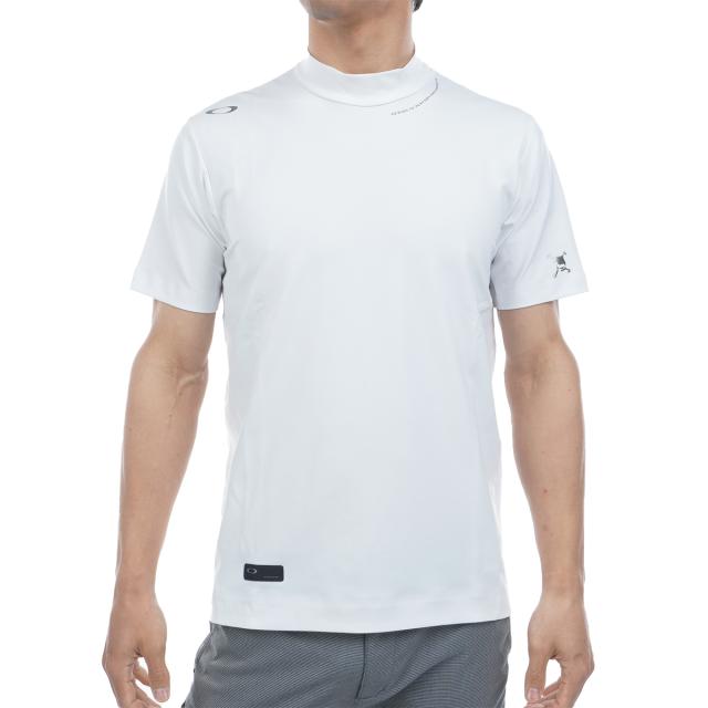オークリー　OAKLEY　SKULL SYNCHRONISM 4.0 モックネック半袖シャツ
