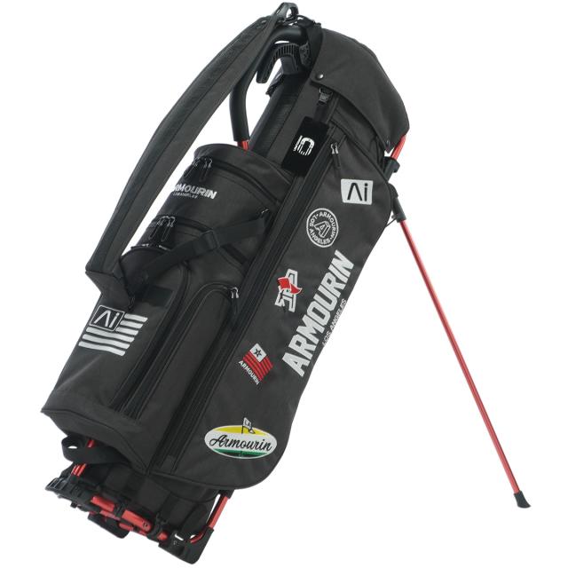 アーマーイン　ARMOURIN　PRO MODEL8.5 WINE RED FRAME／Embroidery スタンドキャディバッグ