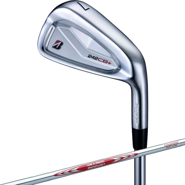 ブリヂストン　BRIDGESTONE GOLF　GDO限定 242CB+ COMBO アイアン(6本セット) N.S.PRO MODUS3 TOUR 105 DUAL FLOW　シャフト：N.S.PRO …