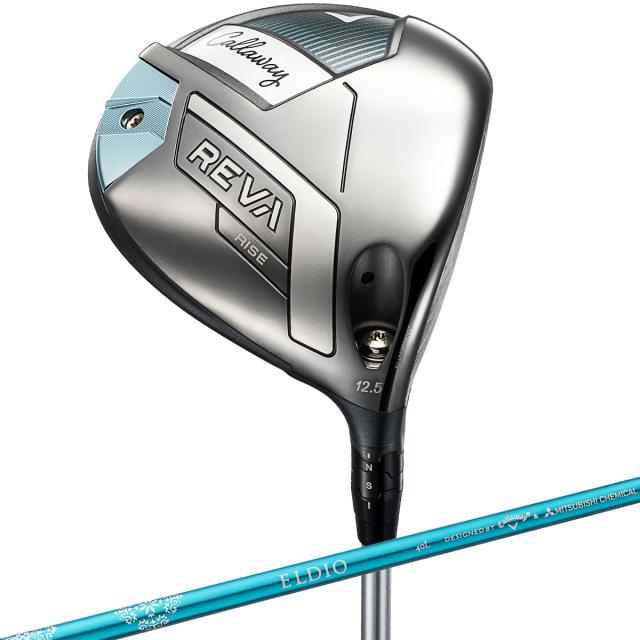 キャロウェイゴルフ　Callaway Golf　REVA RISE ドライバー ELDIO 40 for Callaway　シャフト：ELDIO 40 for Callaway　レディス