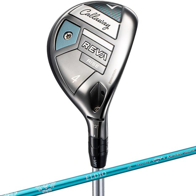 キャロウェイゴルフ　Callaway Golf　REVA RISE ユーティリティ ELDIO 40 for Callaway　シャフト：ELDIO 40 for Callaway　レディス