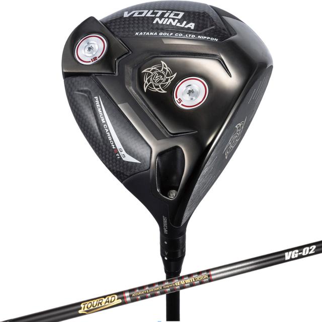 カタナ　VOLTIO　VOLTIO NINJA プレミアムカーボン II Ti ドライバー TOUR AD VG-02　シャフト：TOUR AD VG-02
