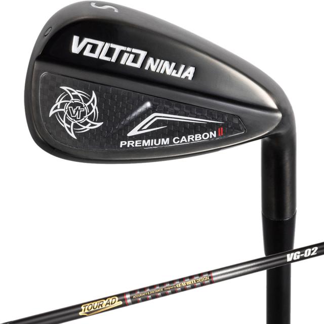 カタナ　VOLTIO　VOLTIO NINJA プレミアムカーボン II HOLLOW アイアン(単品) TOUR AD VG-02　シャフト：TOUR AD VG-02