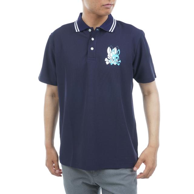 サイコバニー　PSYCHO BUNNY　GOLF 3レイヤーバニー 半袖ポロシャツ