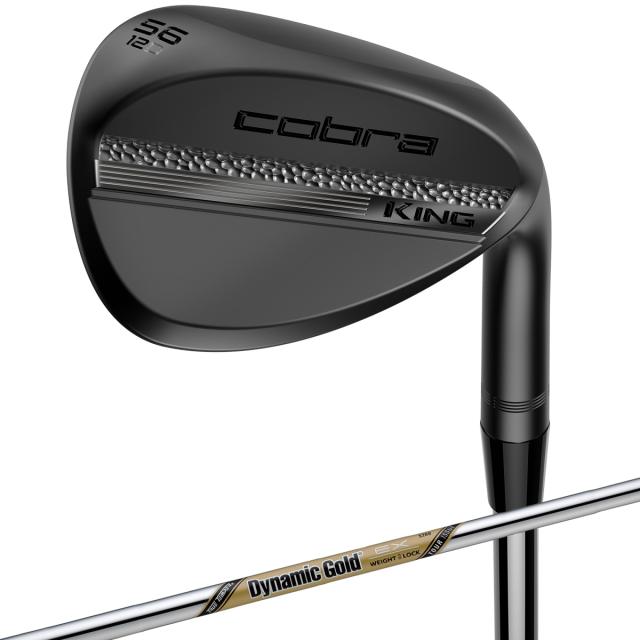 コブラ　KING　キング Dソール ウェッジ ブラックQPQ仕上げ ダイナミックゴールド EX TOUR ISSUE　シャフト：ダイナミックゴールド EX …