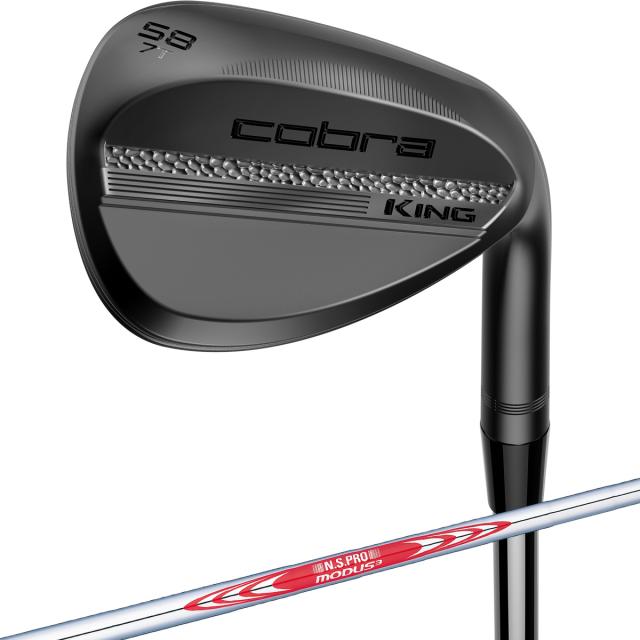 コブラ　KING　キング Tソール ウェッジ ブラックQPQ仕上げ N.S.PRO MODUS3 TOUR 105　シャフト：N.S.PRO MODUS3 TOUR 105
