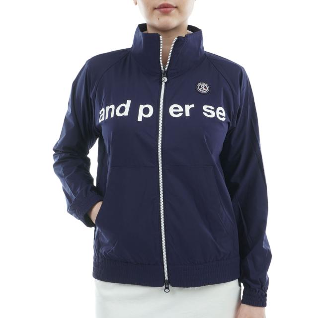アンパスィ　and per se　ストレッチ エアジャスター切替ブルゾン　レディス
