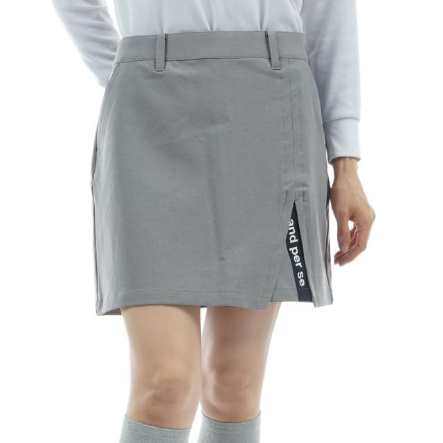 アンパスィ　and per se　ストレッチ ショットスムーザーツイルスカート　レディス