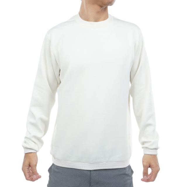 アンパスィ　and per se & GOLF　ストレッチ スペーサーニット クルーネック長袖シャツ