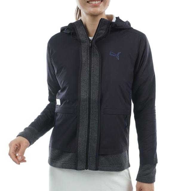 プーマ　PUMA　シャドウキャット ハイブリット フードジャケット　レディス