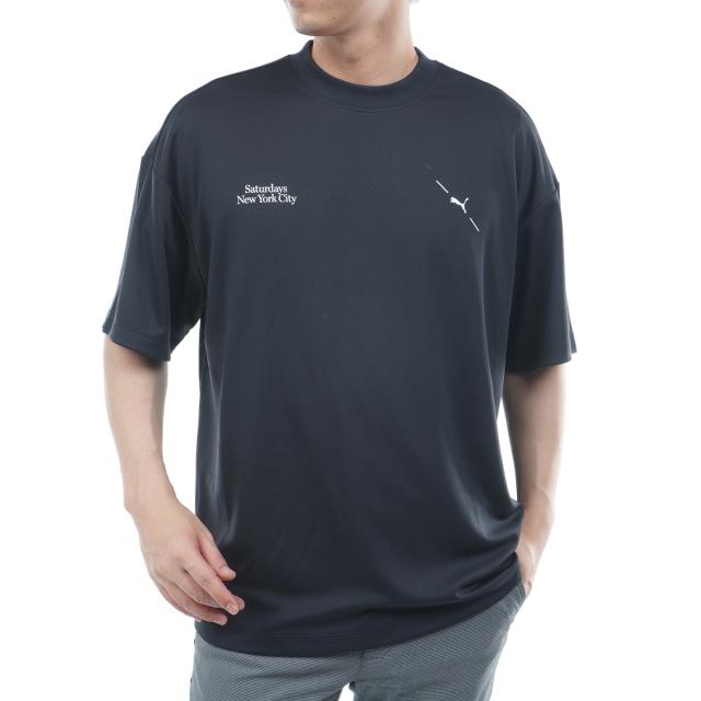 プーマ　PUMA　PUMA×Saturdays NYC ロゴ 半袖Tシャツ