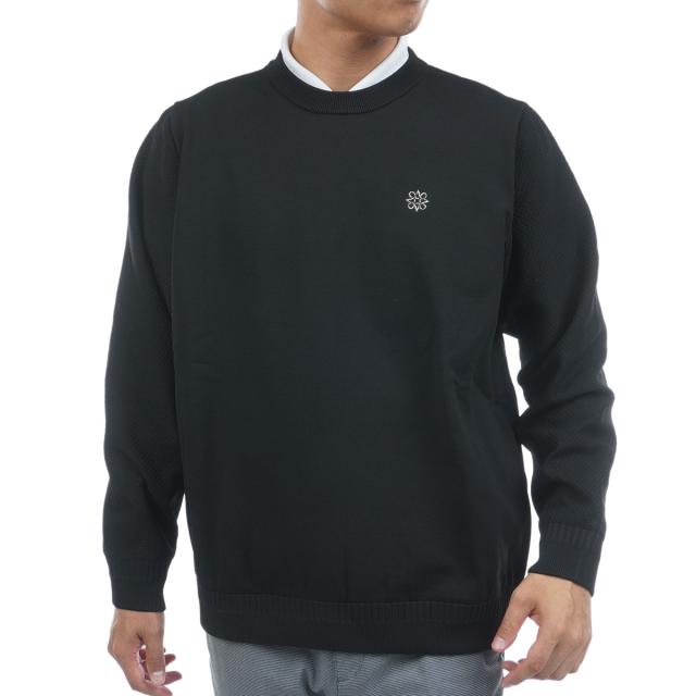 セント・アンドリュース　St ANDREWS　天竺×リンクス裏地付きプルオーバーセーター