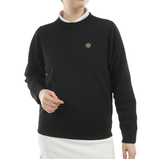 セント・アンドリュース　St ANDREWS　天竺×リンクス裏地付き プルオーバーセーター　レディス