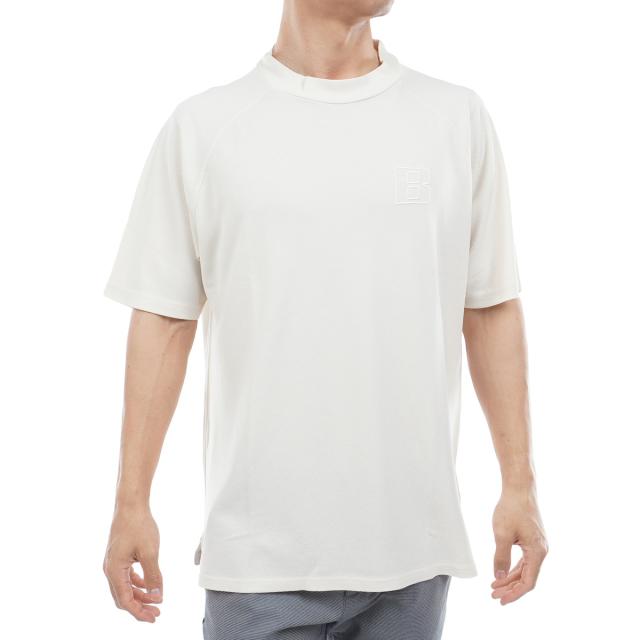 ブリーフィング　BRIEFING　ガーメント ダイ ハイネック半袖シャツ