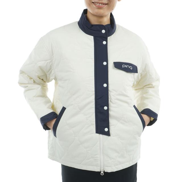 ピン　PING　ストレッチタフタ キルティングブルゾン　レディス
