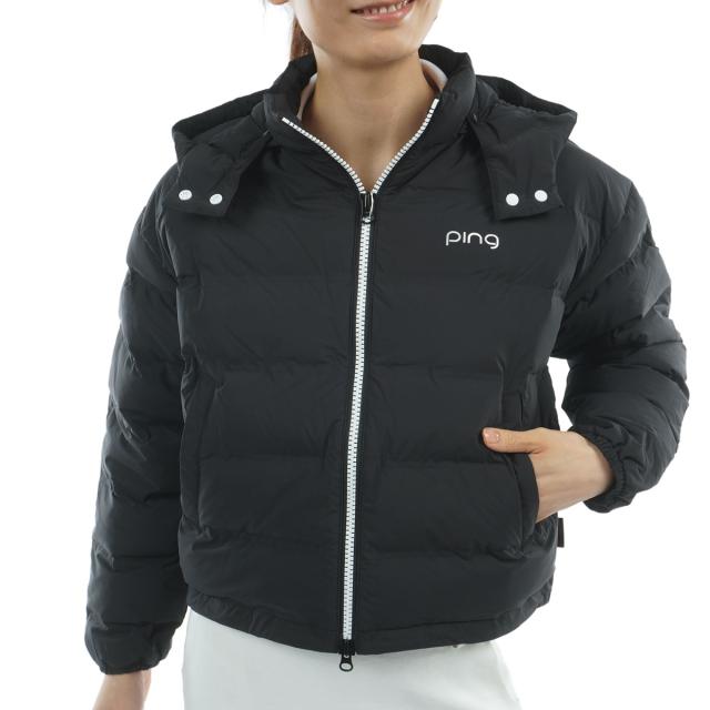 ピン　PING　中綿フーディーブルゾン　レディス