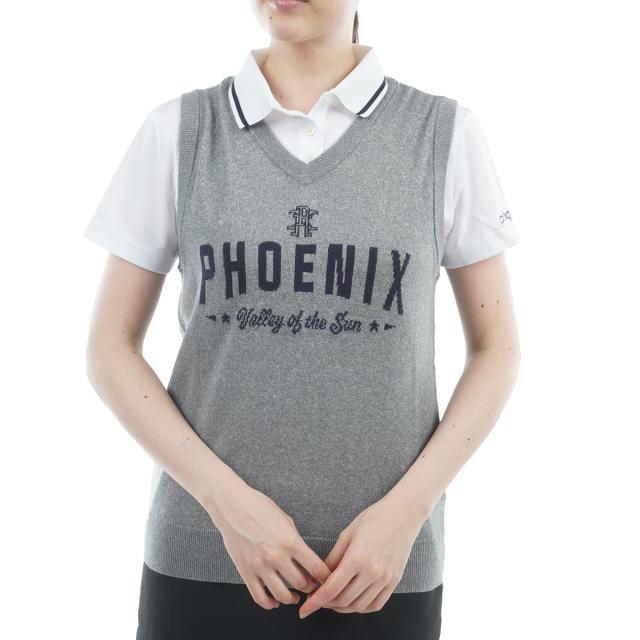 ピン　PING　レイヤードツイン ニットベスト　レディス