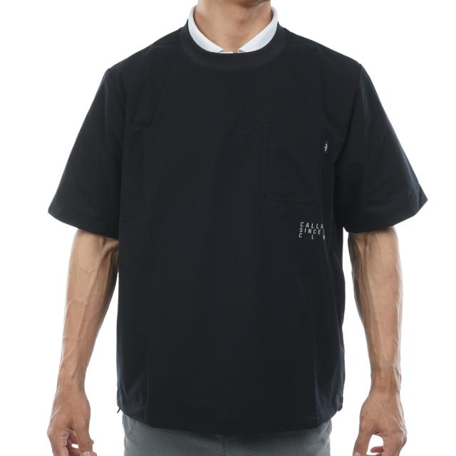 キャロウェイゴルフ　Callaway Golf　ストレッチ半袖プルオーバーブルゾン