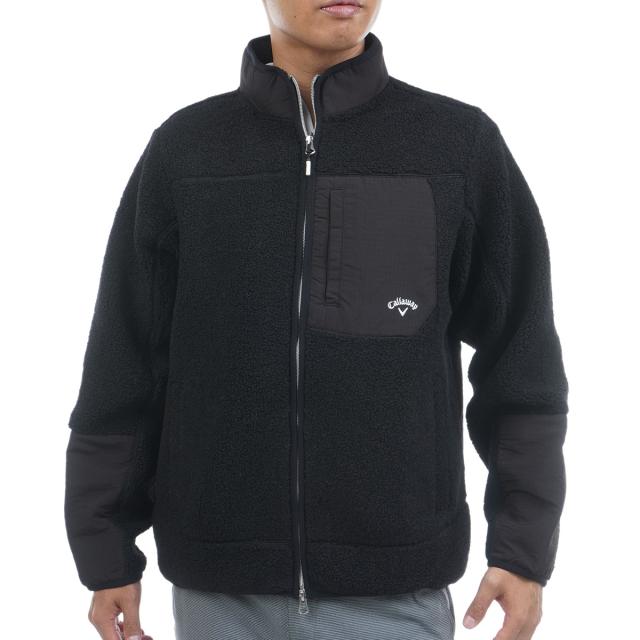 キャロウェイゴルフ　Callaway Golf　フルジップ ボアスウェットブルゾン