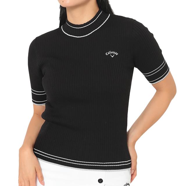 キャロウェイゴルフ　Callaway Golf　半袖モックネックセーター　レディス