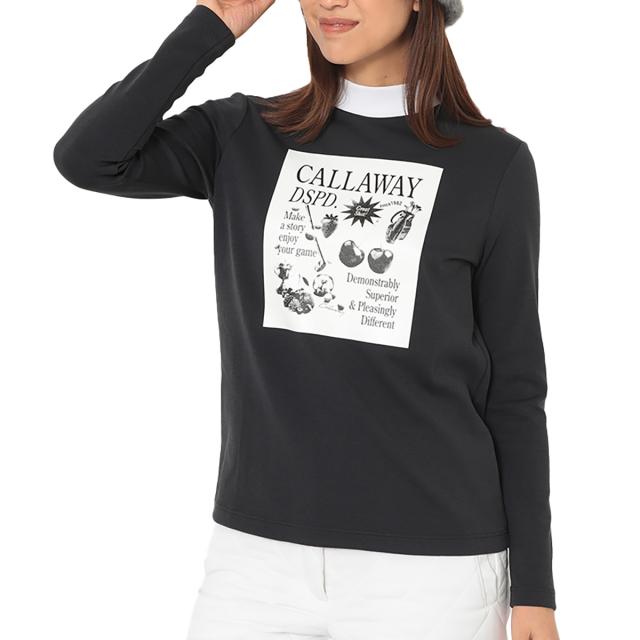 キャロウェイゴルフ　Callaway Golf　モックネック長袖シャツ　レディス