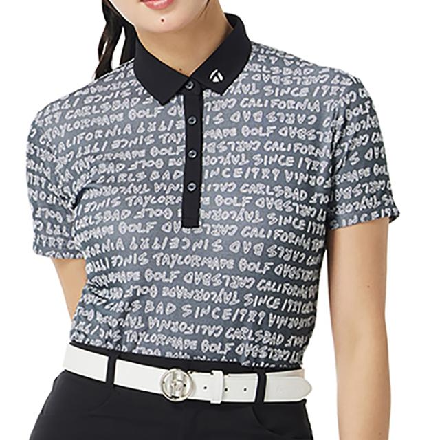 テーラーメイド　Taylor Made　ストレッチ ワーディングジャカード 半袖ポロシャツ　レディス