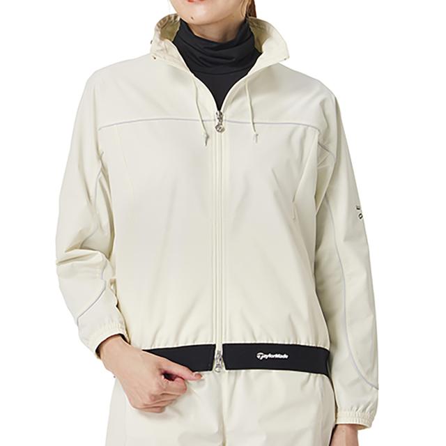 テーラーメイド　Taylor Made　ストレッチ サークルロゴクロップドウインドジャケット　レディス