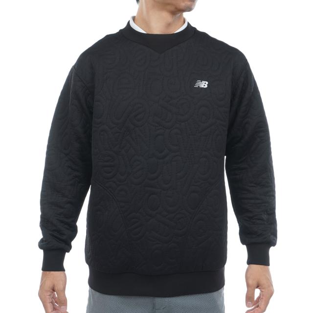 ニューバランス　New Balance　ロゴキルトジャカード クルーネックプルオーバー
