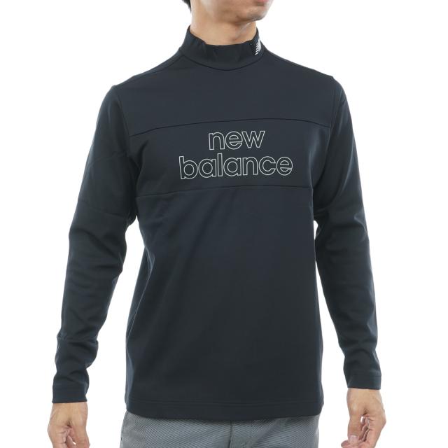 ニューバランス　New Balance　ベア天竺裏フリース 長袖モックネックプルオーバー