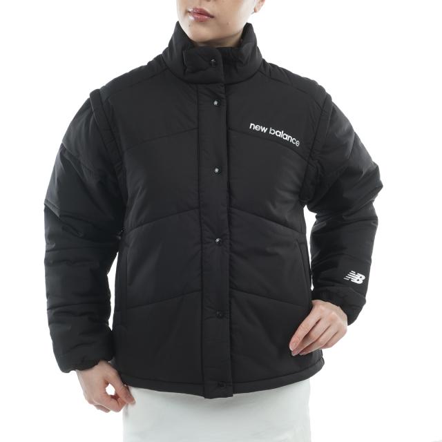 ニューバランス　New Balance　2WAY タフタ 中綿フルジップブルゾン　レディス