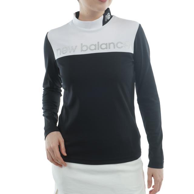 ニューバランス　New Balance　メッシュリバース ストレッチ長袖モックネックプルオーバー　レディス