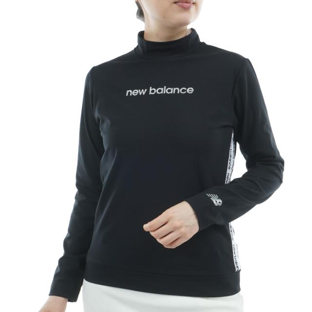 ニューバランス　New Balance　スムース両面ピーチ 長袖モックネックプルオーバー　レディス