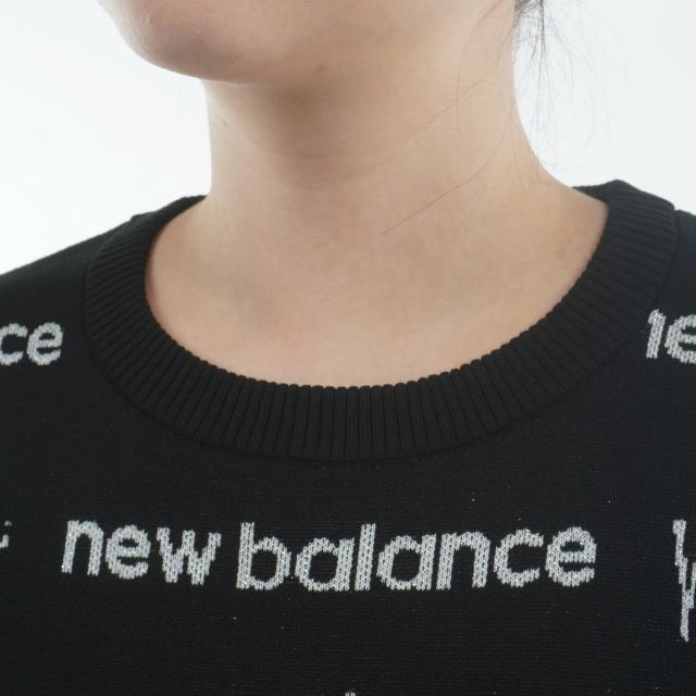 ニューバランス New Balance ロゴダブルジャカード クルーネック プル