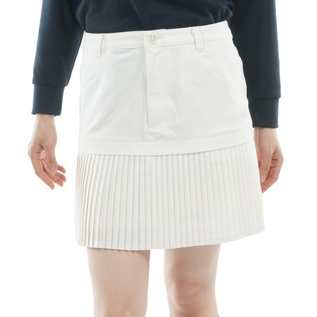 ビバハート　VIVA HEART　ストレッチ マイクロプリーツ ヨーク切替 スカート　レディス