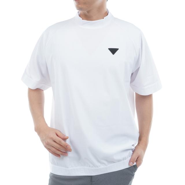 ブリーフィング　BRIEFING　LA ストレッチ ロゴ リブ RF ハイネック半袖シャツ