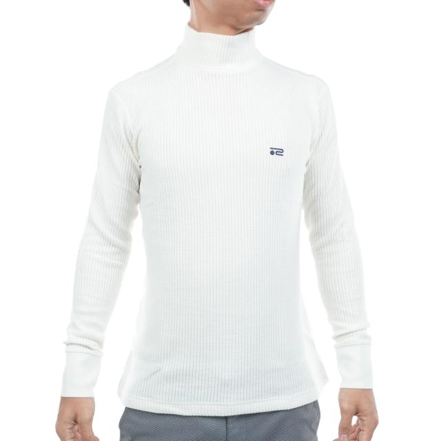 ロサーセン　ROSASEN　ストレッチ 微起毛 ワッフル ハイネックインナー長袖シャツ