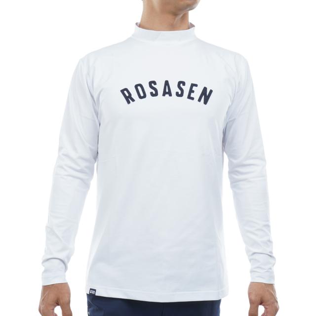 ロサーセン　ROSASEN　ストレッチ ソロナ 天竺 モックネック長袖シャツ