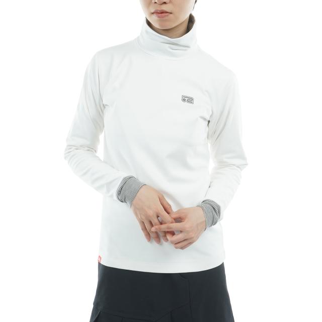 ロサーセン　ROSASEN　ストレッチ 裏起毛 ハイネックプルオーバー　レディス